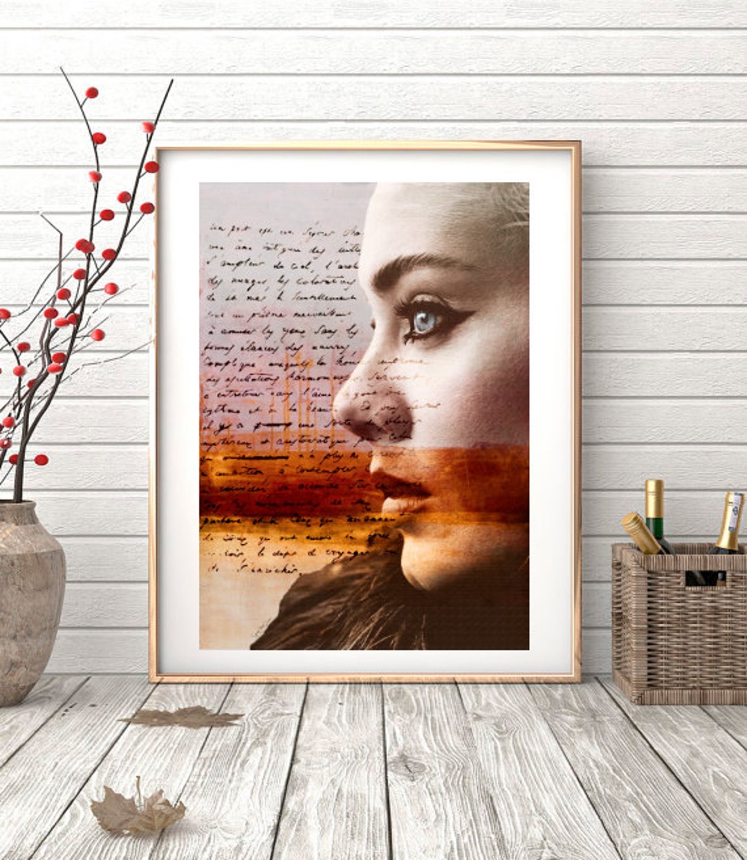 Adele collage, Photo, Giclee, Woman, Hello, Singer, Music, Songwriter ...