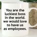 Luckiest Boss Mug You're the Luckiest Boss in the World - Etsy
