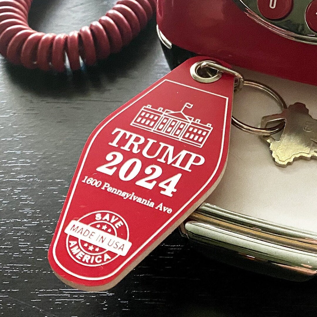 President Trump 2024 Keychain | Made in the USA! - Etsy