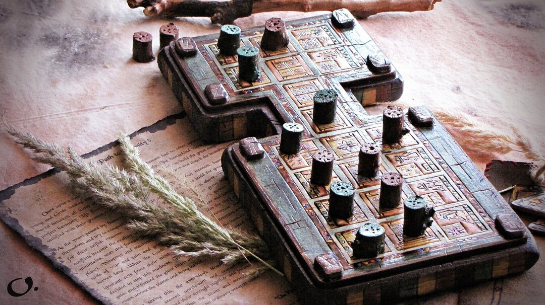 The Royal Game of Ur Wooden Handmade Boardgame of Ancient Babylon ...