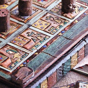 Handmade Royal Game of Ur: Ancient Mesopotamia Wooden Board Game - Etsy