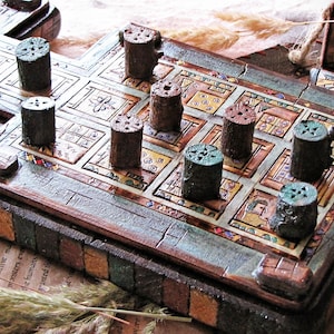 The Royal Game of Ur Wooden Handmade Boardgame of Ancient Babylon ...