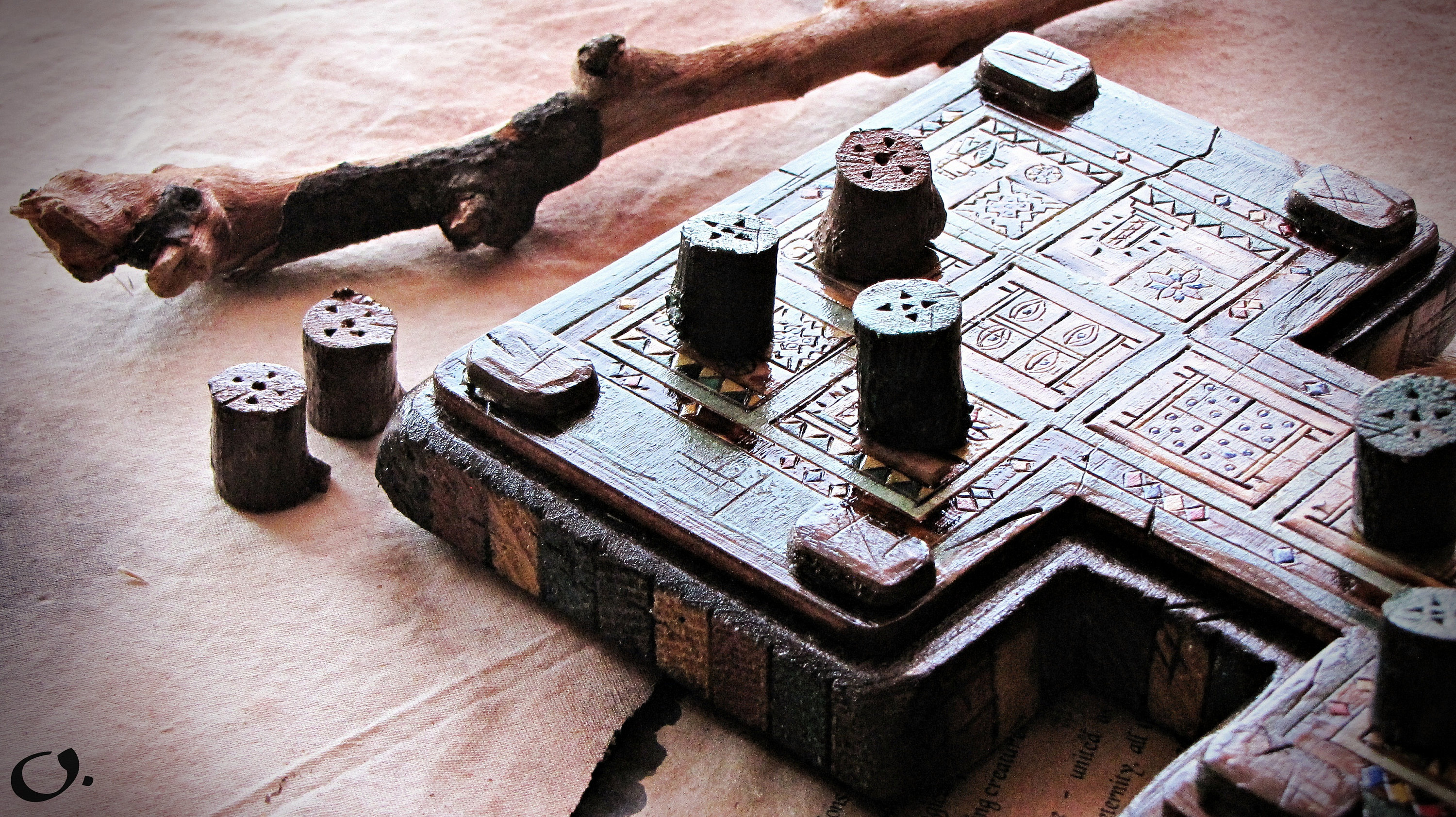 The Royal Game Of Ur - Handmade Wooden Board Game, Old Mesopotamian ...