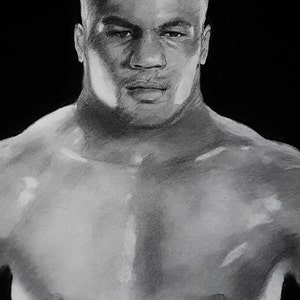 Original Pencil Drawing A2, Mike Tyson Portrait, Realistic Pencil and ...