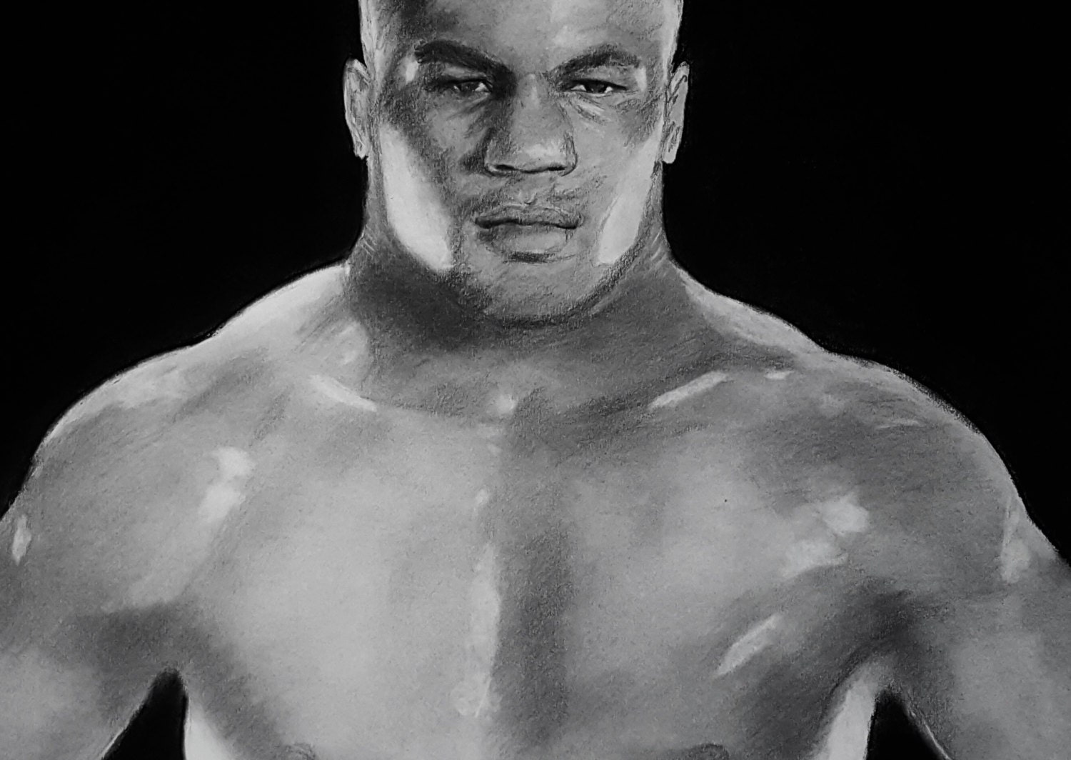Original Pencil Drawing A2, Mike Tyson Portrait, Realistic Pencil and ...