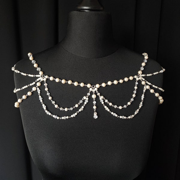 Wedding Shoulder Necklace - Etsy