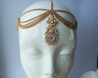 Pair of Hair Pins Jewelry Hair Chain Hair Comb Hair - Etsy