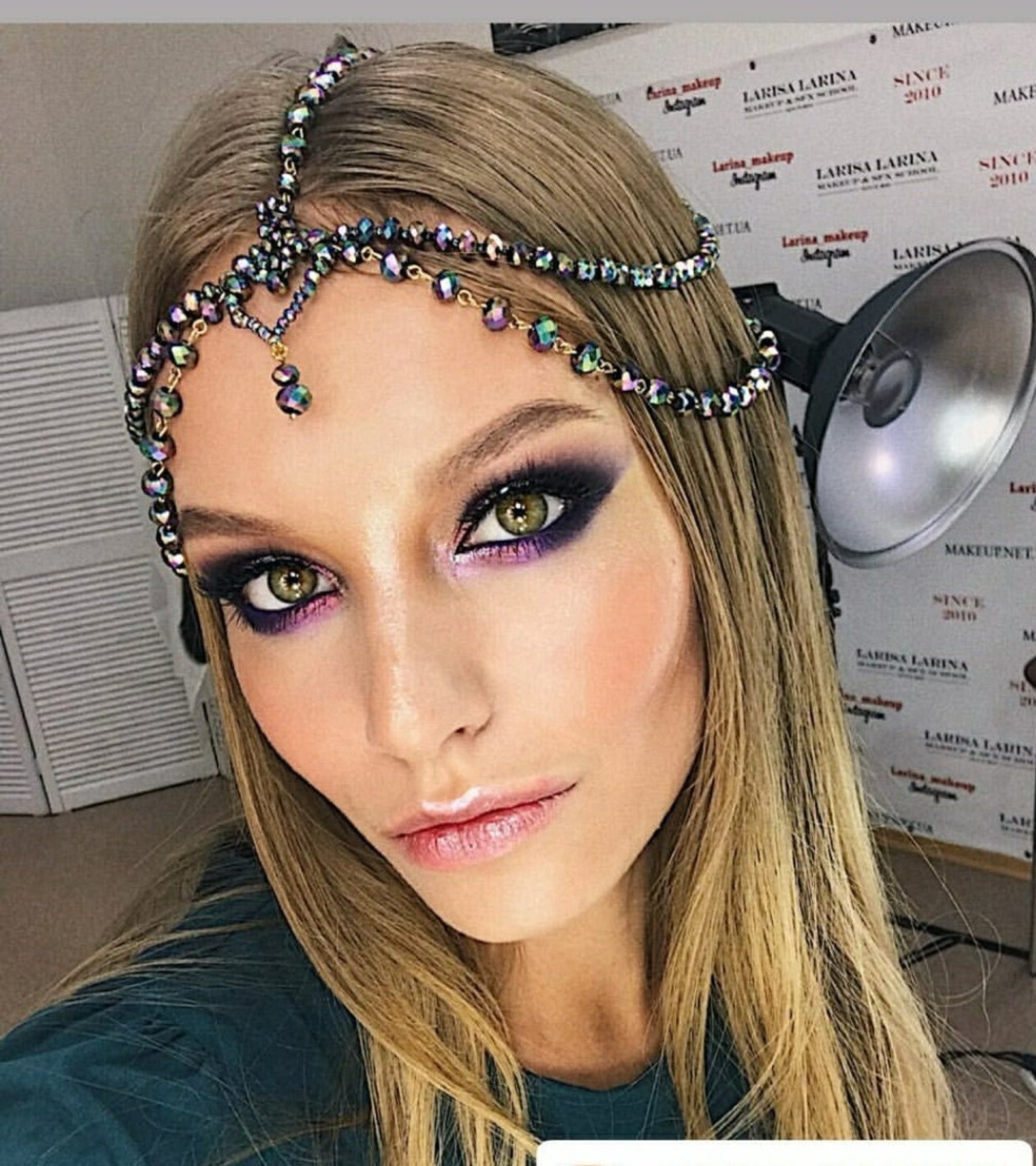 Boho Chain Headpiece Rainbow Head Jewelry Hair Jewelry - Etsy