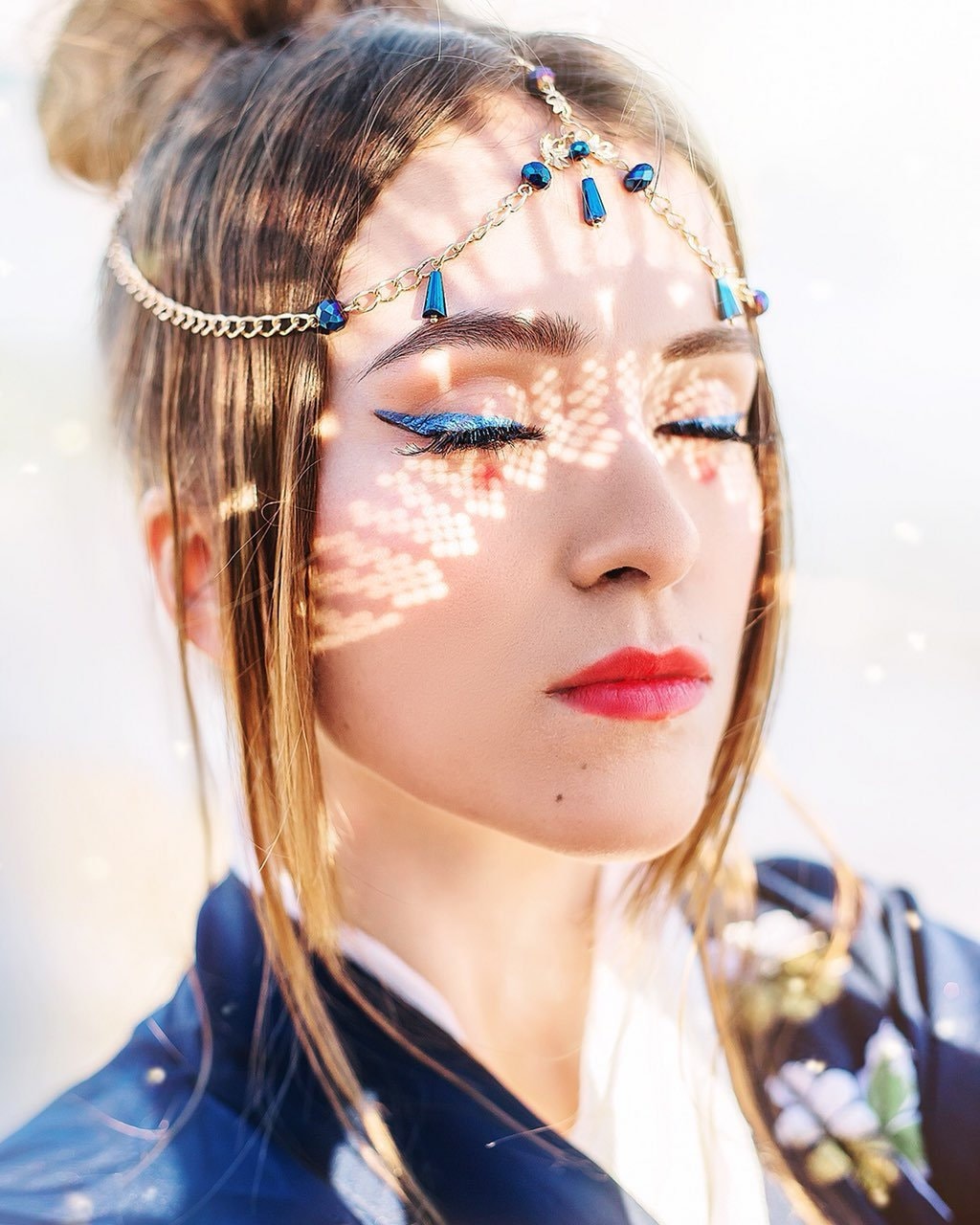 Boho Headpiece Festival Hair Chain Delicate Headpiece Egyptian | Etsy