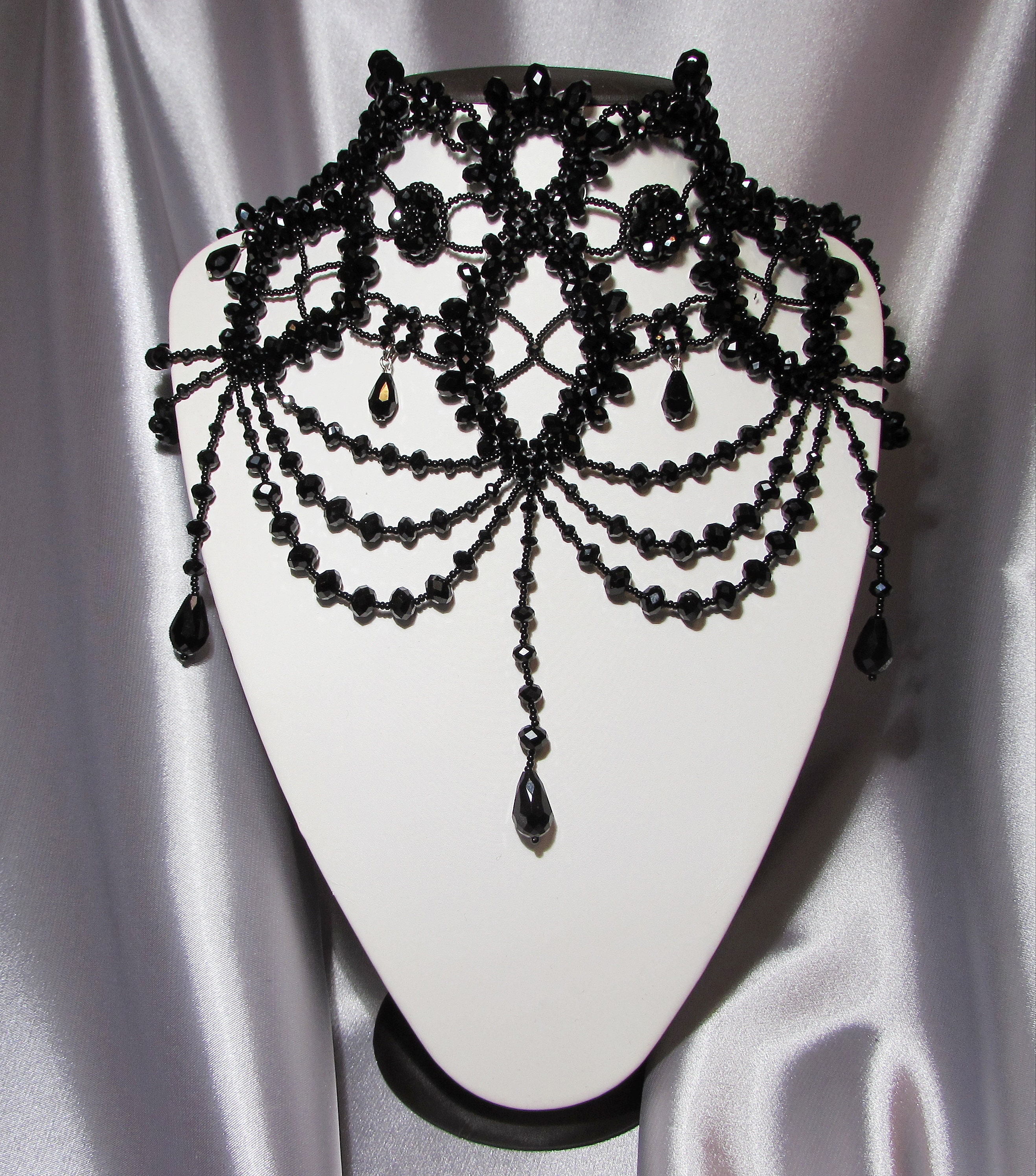 Neck Shoulder Necklace Gothic Statement Choker Neck Corset Etsy