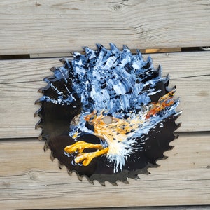 American Kestrel Hand Painted Saw Upcycled Wall Art Bird - Etsy