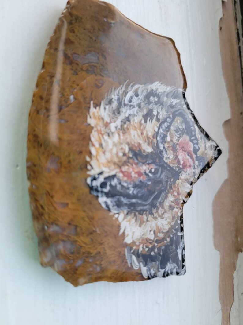 Hoary Bat Ornament Realistic Bat Painting Hand Painted Rock - Etsy