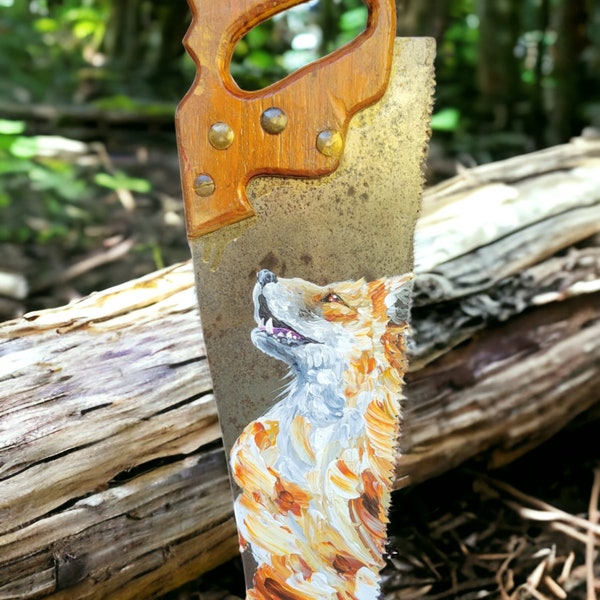 Painted Hand Saw - Etsy