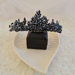 Navy Blue Crown, Tiara Navy, Bridal Crown, Wedding Crown for Bride ...