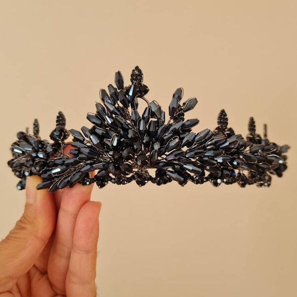 Crystal Tiara - Etsy