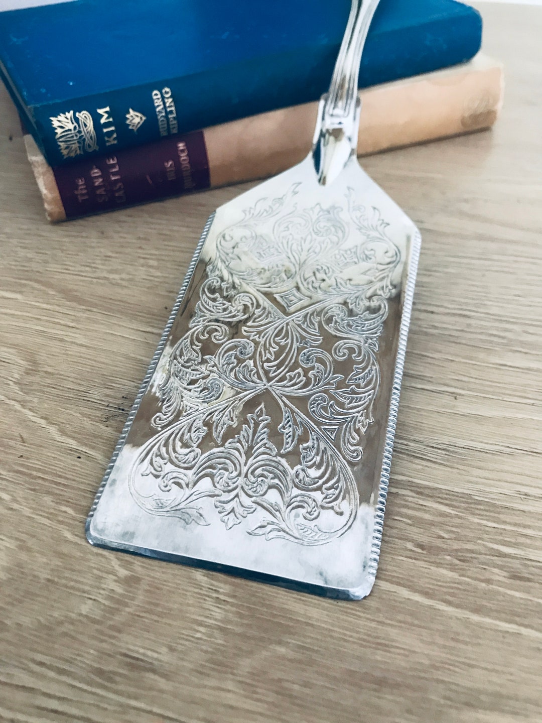 Vintage EPNS Rectangular Cake Slice Server. - Etsy