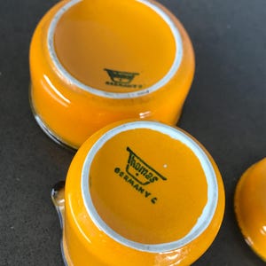 Retro Era German Thomas Rosenthal Orange Creamer and Sugar Bowl. - Etsy