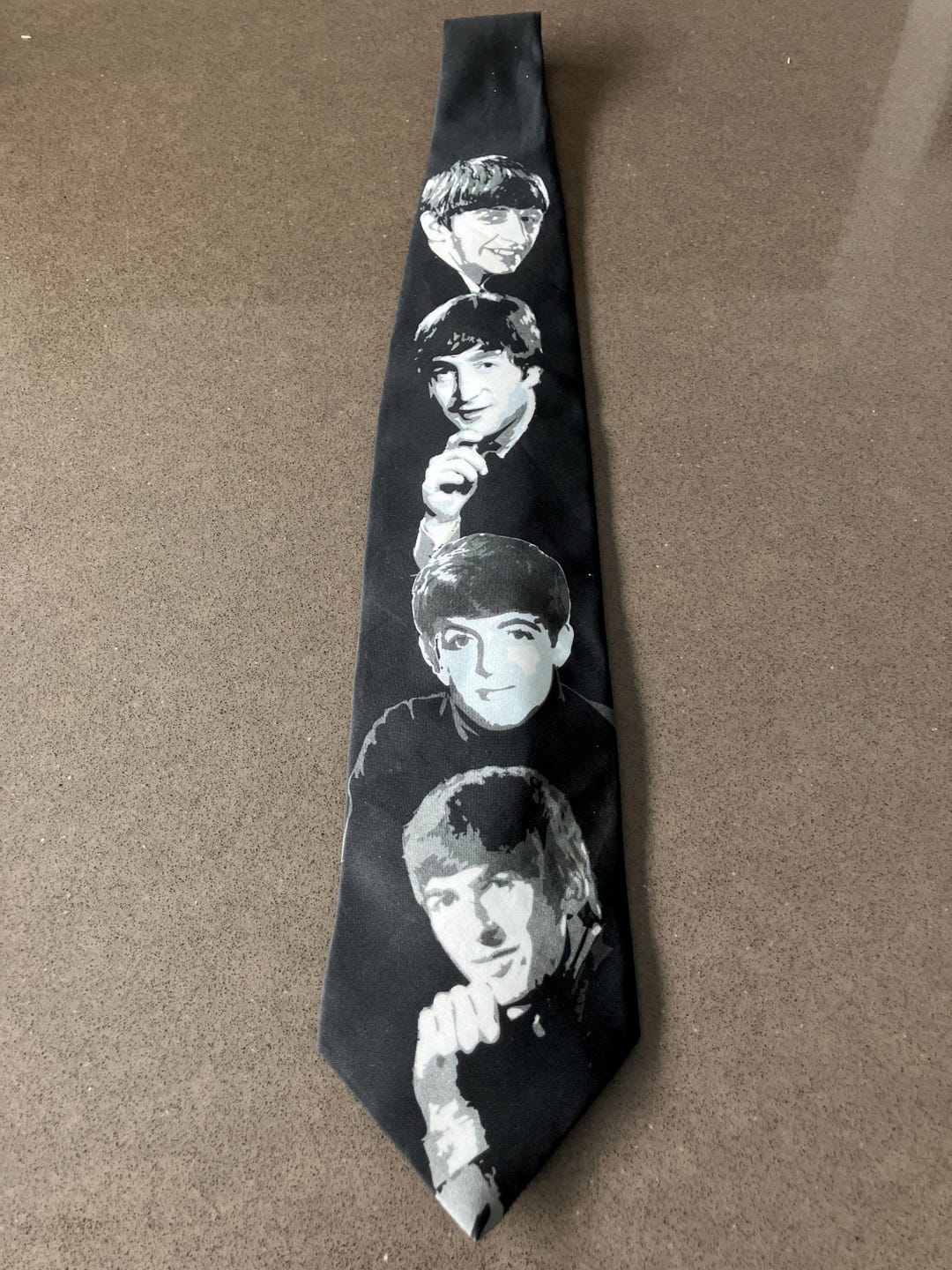 Vintage Beatles Portrait Neck Tie From Ralph Marlin. U.S.A - Etsy