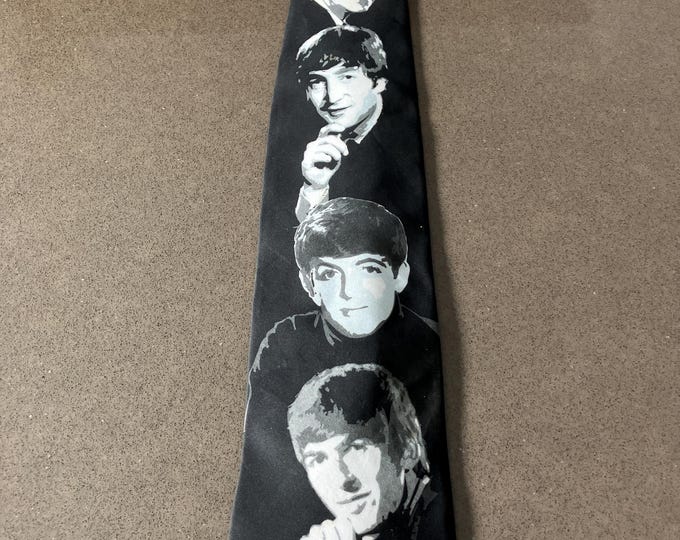 Vintage Beatles Portrait Neck Tie From Ralph Marlin. U.S.A - Etsy