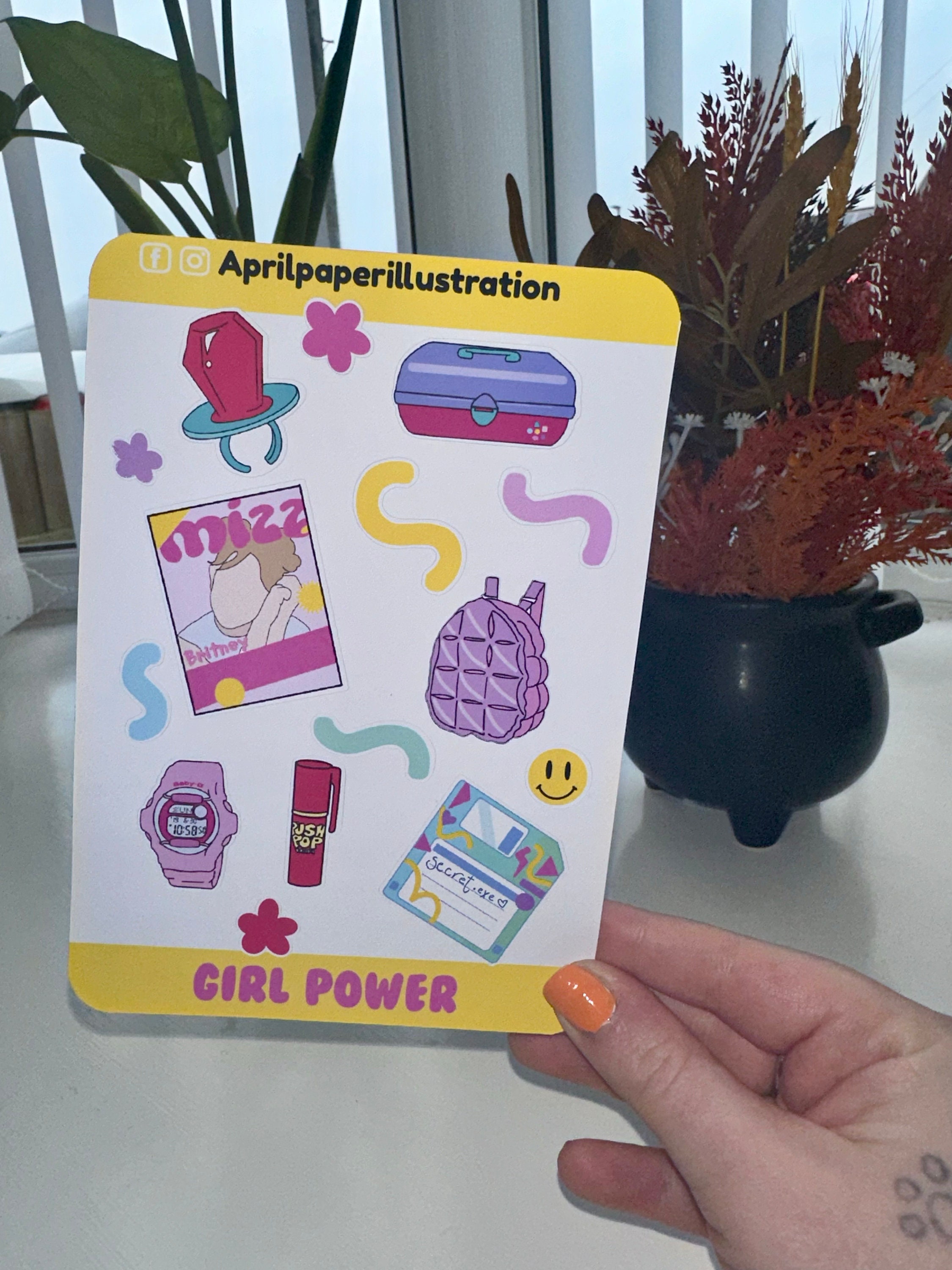 Iconic 90s, 90s Stickers, 90s Deco Stickers, for Planners, Notebooks ...