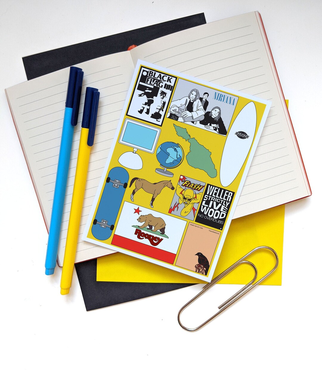 Seth Cohen the OC Postcard Stickers Option - Etsy