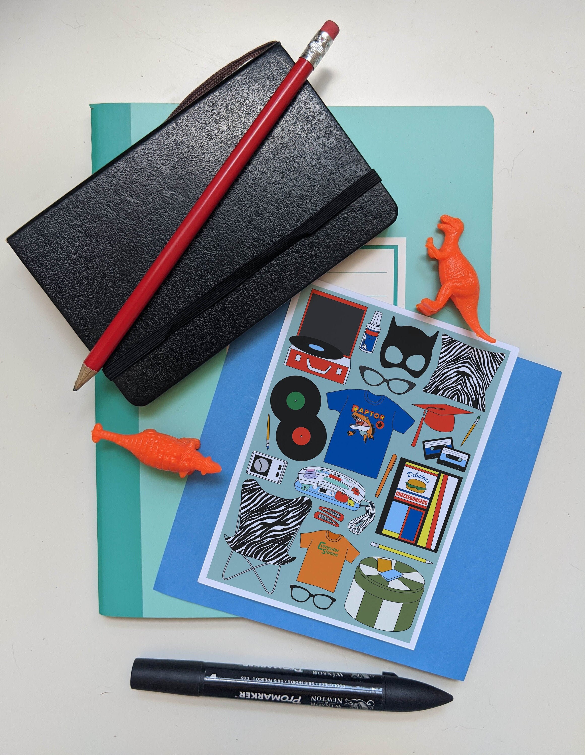 Ghost World Enid Coleslaw Postcard Stickers Option - Etsy