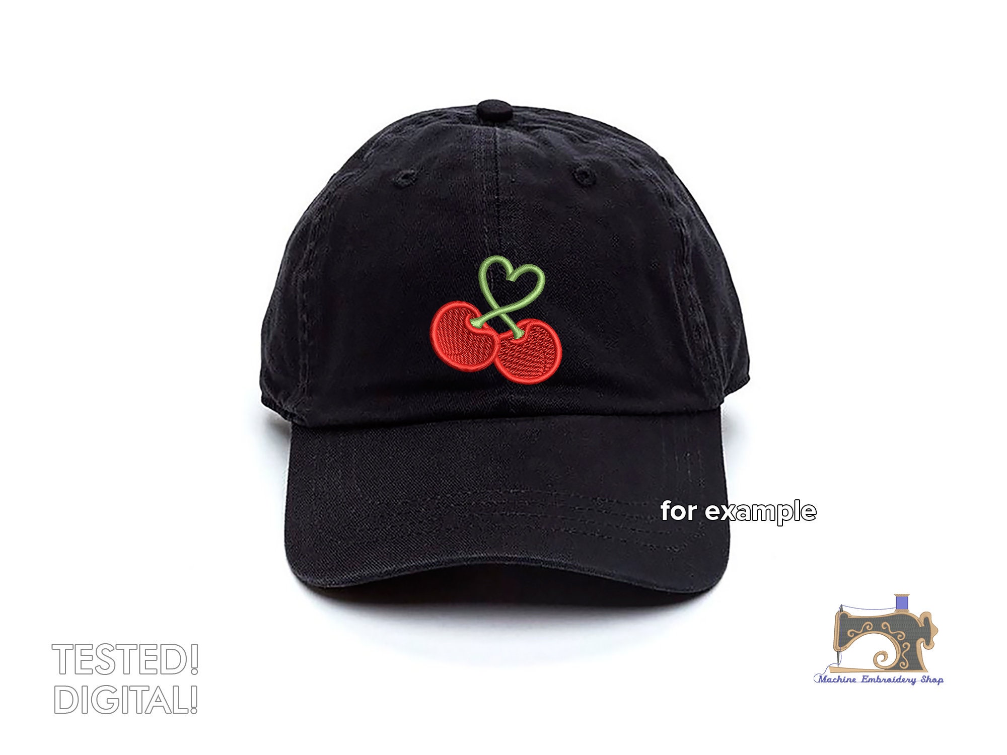 Cherry Machine Embroidery Design | Etsy