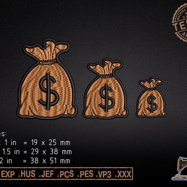 Money Bag Patch - Etsy