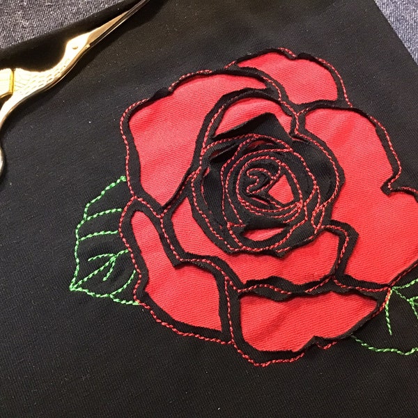 Machine Embroidery Reverse Applique - Etsy