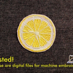 Machine Embroidery Design - Lemon Patch. Digital Embroidery Design for ...