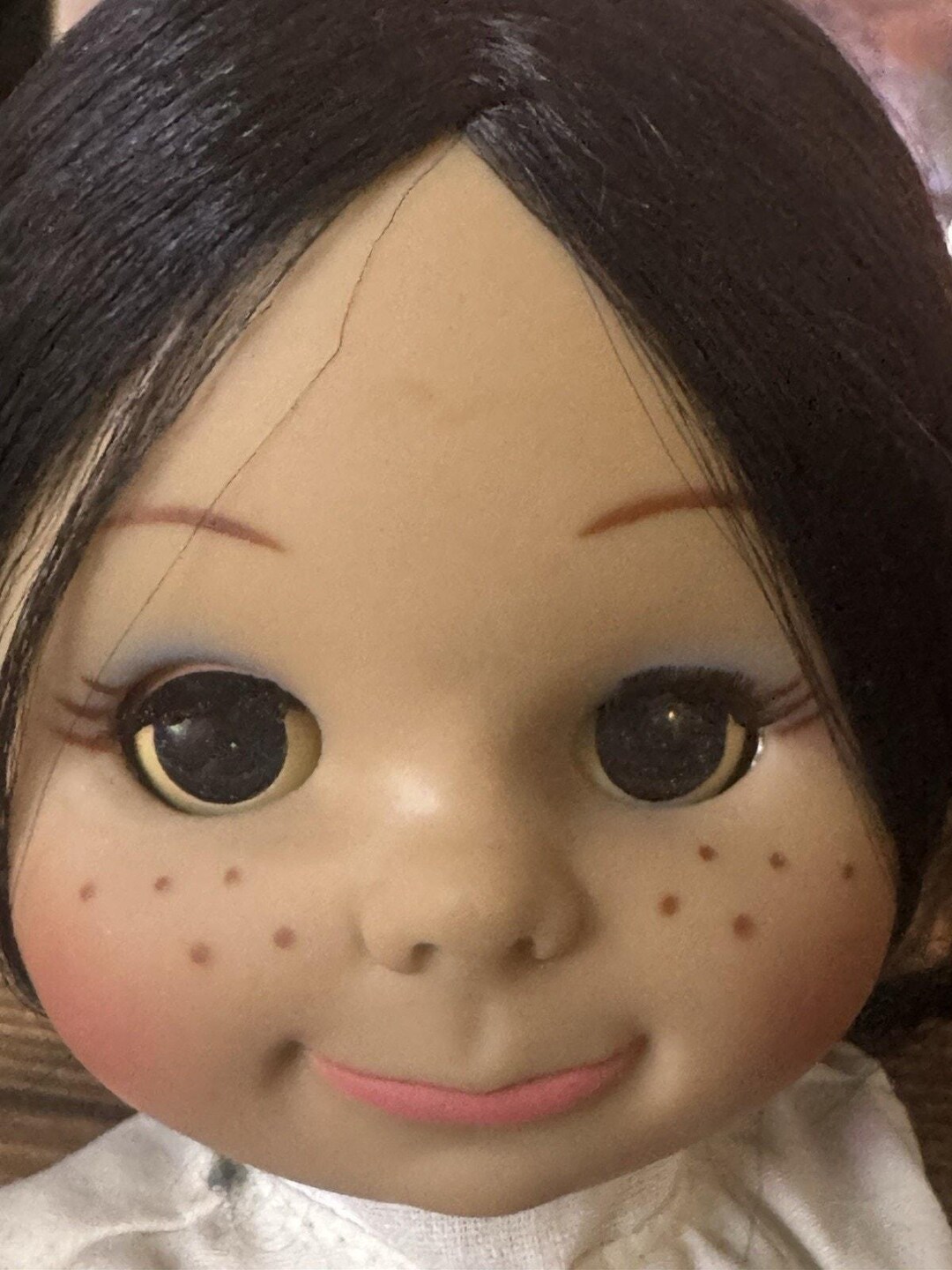 Vintage Industrias Doll Mexican Folk Art Doll Freckled Beauty C.1978 ...