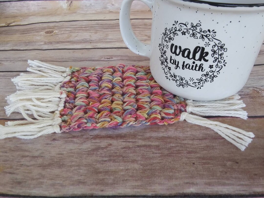 HANDMADE MUG RUG: Set of 2 - Etsy