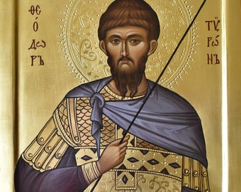 St Theodore Icon - Etsy
