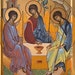 Orthodox Icon Holy Trinity Copy of Andrei Rublev Byzantine Orthodox ...