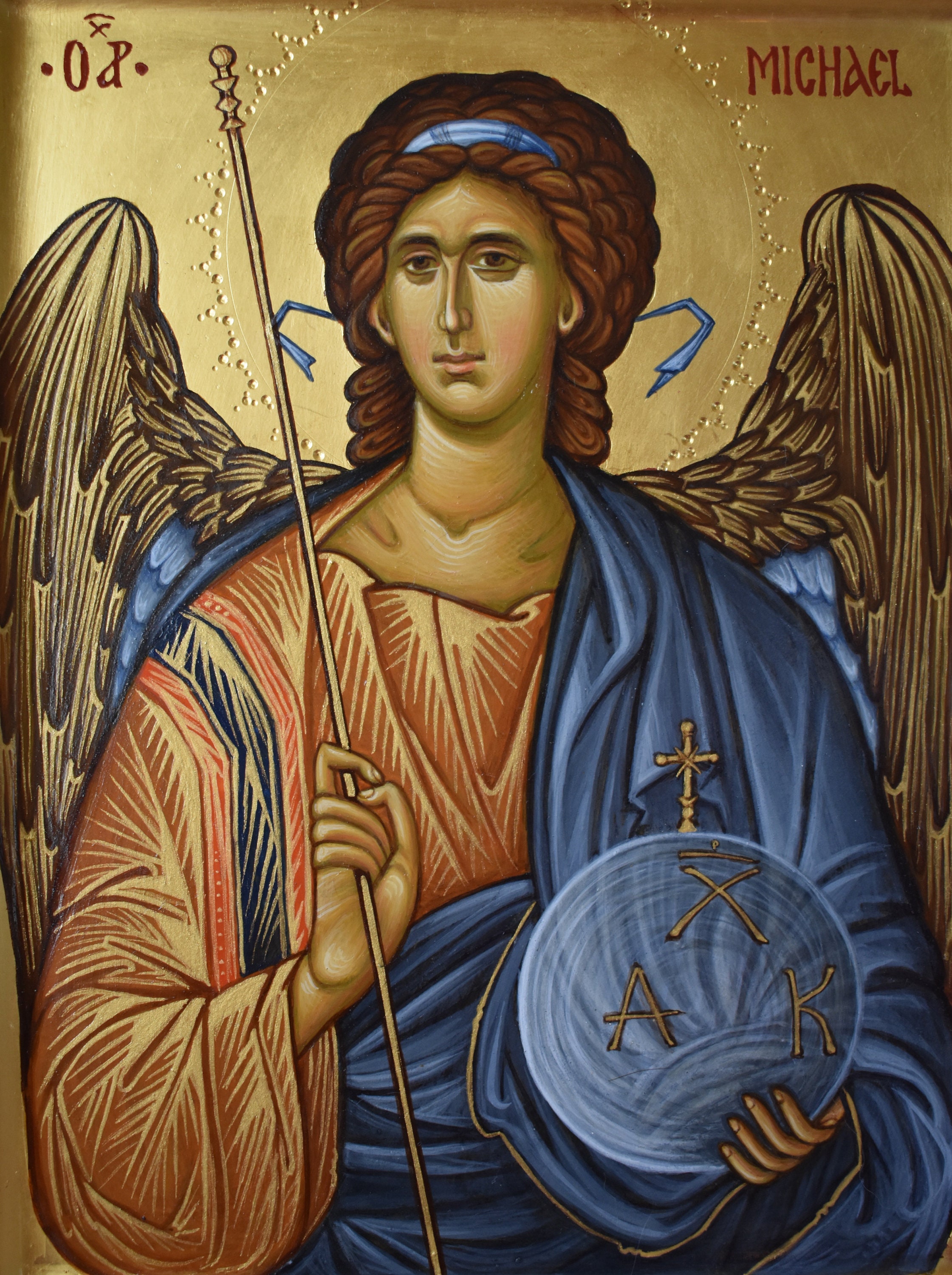 Erzengel Michael orthodoxe Ikone Handmalerei Ikone Eitempera - Etsy.de
