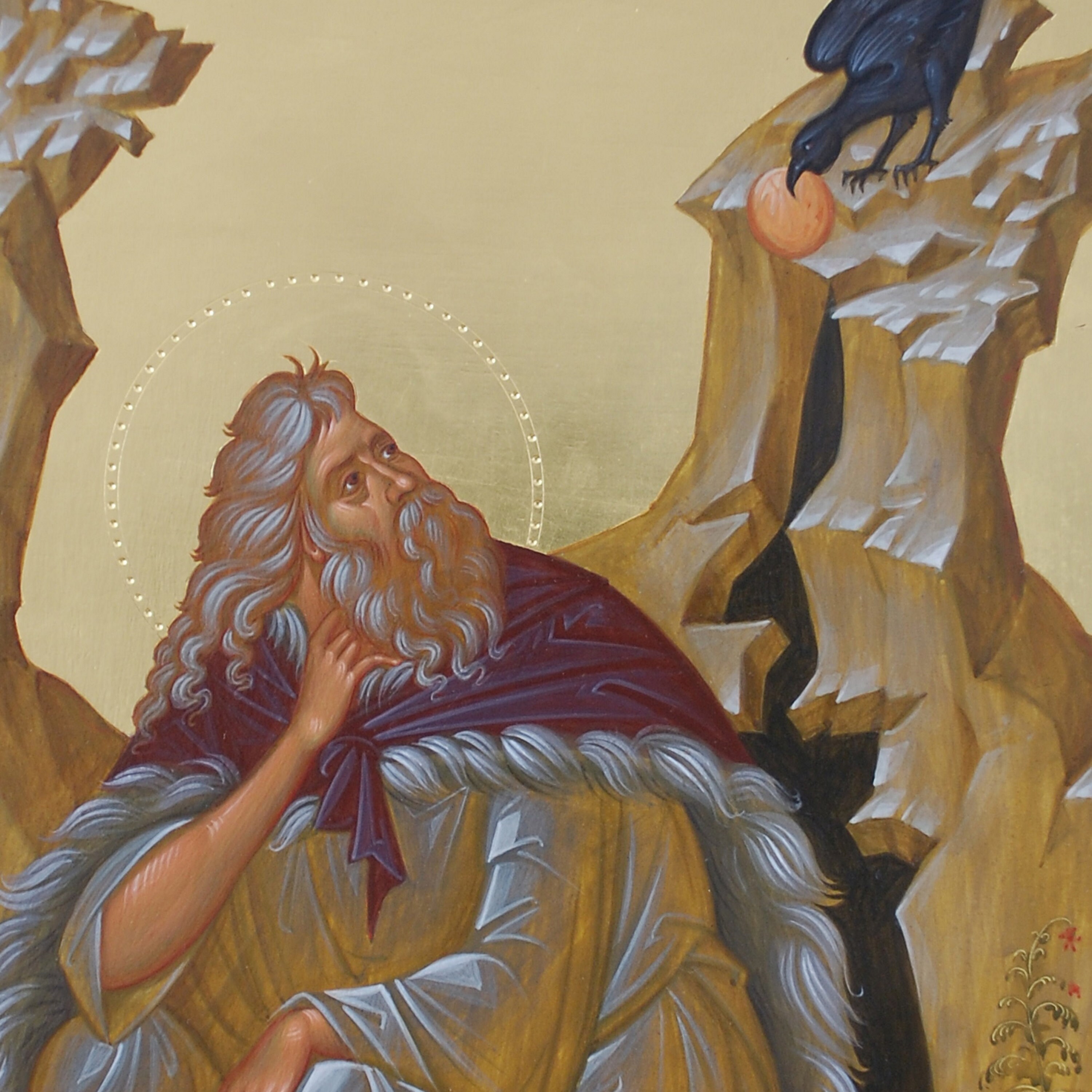 Prophet Elijah Elias Painting Orthodox Icon Handmade Icon Wood Icon ...