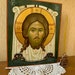 Jesus Christ Icon, Mandylion of Edessa, Byzantine Orthodox Icon, Egg ...