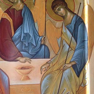 Orthodox Icon Holy Trinity Copy of Andrei Rublev Byzantine Orthodox ...