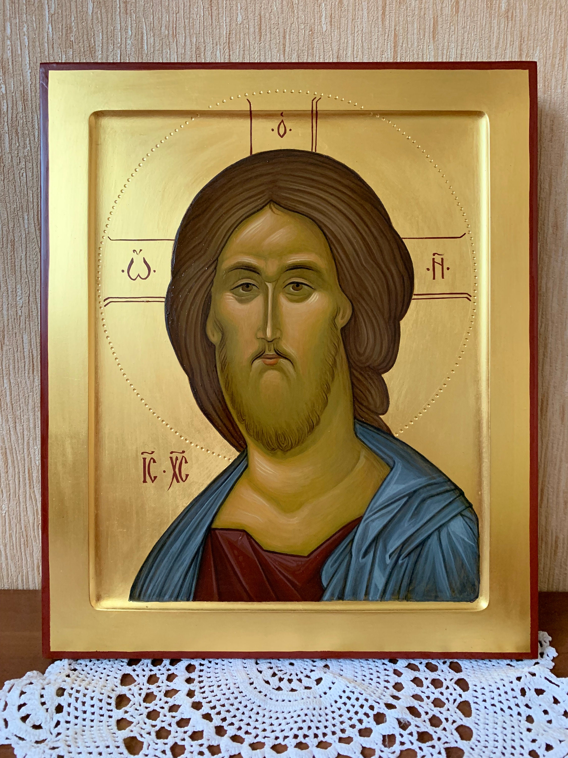 Orthodox Icon Christ Redeemer Andrey Rublev Religious Icon Andrei ...