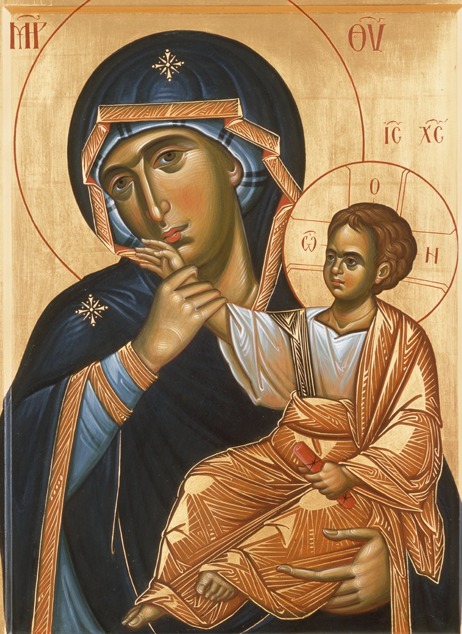 Icono ortodoxo Icono de la Madre de Dios Consolación Virgen María ...