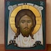 Jesus Christ Icon, Mandylion of Edessa, Byzantine Orthodox Icon, Egg ...