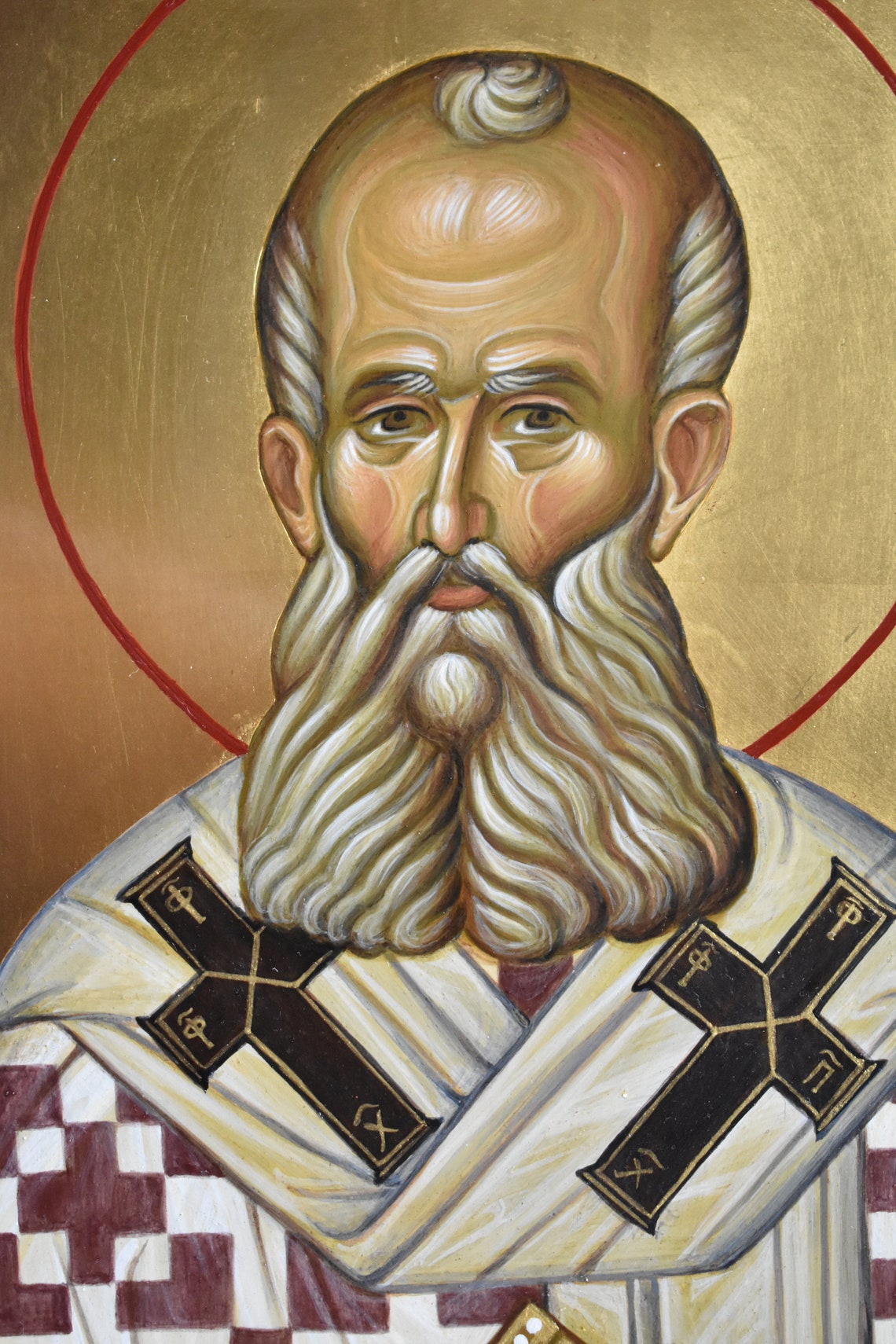 St. Gregory the Theologian Orthodox Icon Byzantine Icon Greek - Etsy UK