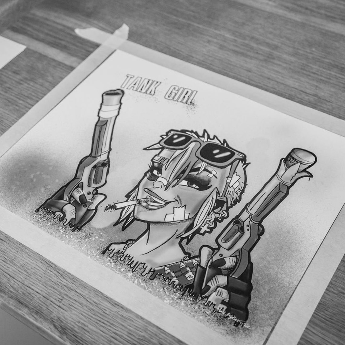 Tank Girl. 30x40 Poster/framed - Etsy
