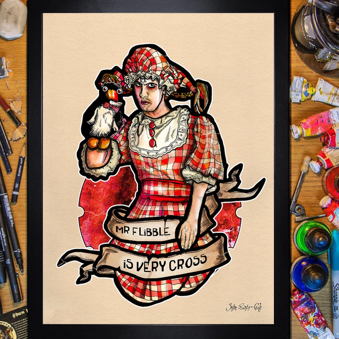 Rimmer and Mr Flibble. (red Dwarf) 30x40 Poster/framed - Etsy UK
