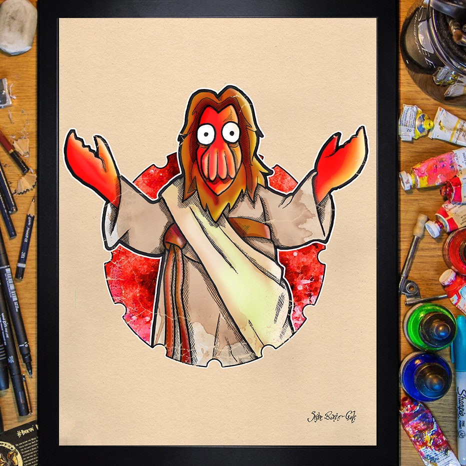 Futurama Zoidberg Jesus