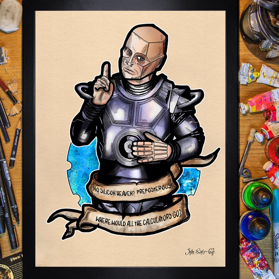 Kryten (red Dwarf) 30x40 Poster/framed - Etsy