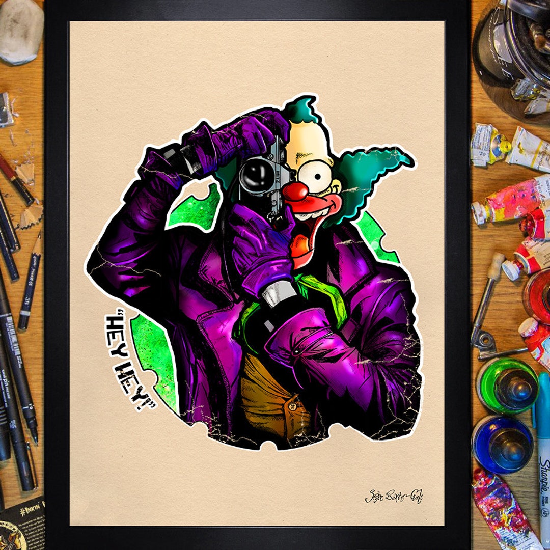 Krusty, (killing Joke) 30x40 Poster/framed - Etsy