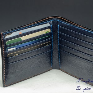 Handmade Chocolate Alligator Leather Wallet - Bifold With 10 Card Slots ...