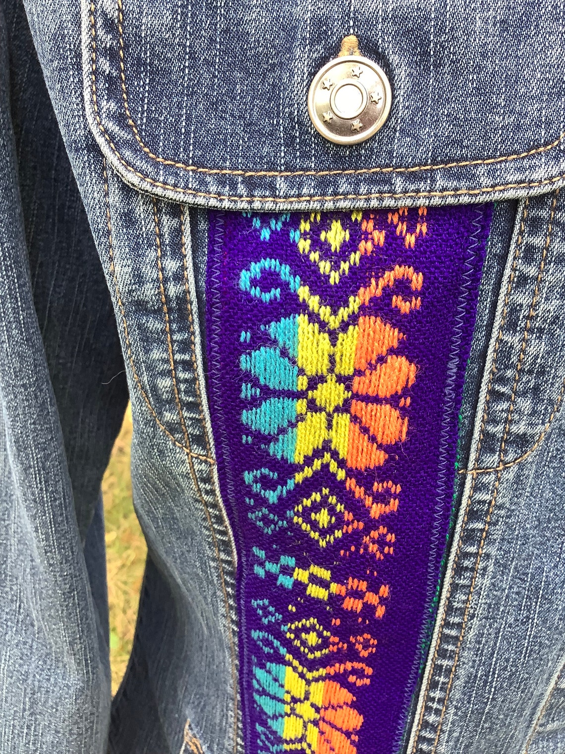 Women's Embellished Denim Jacket, Unique, Gift - Etsy