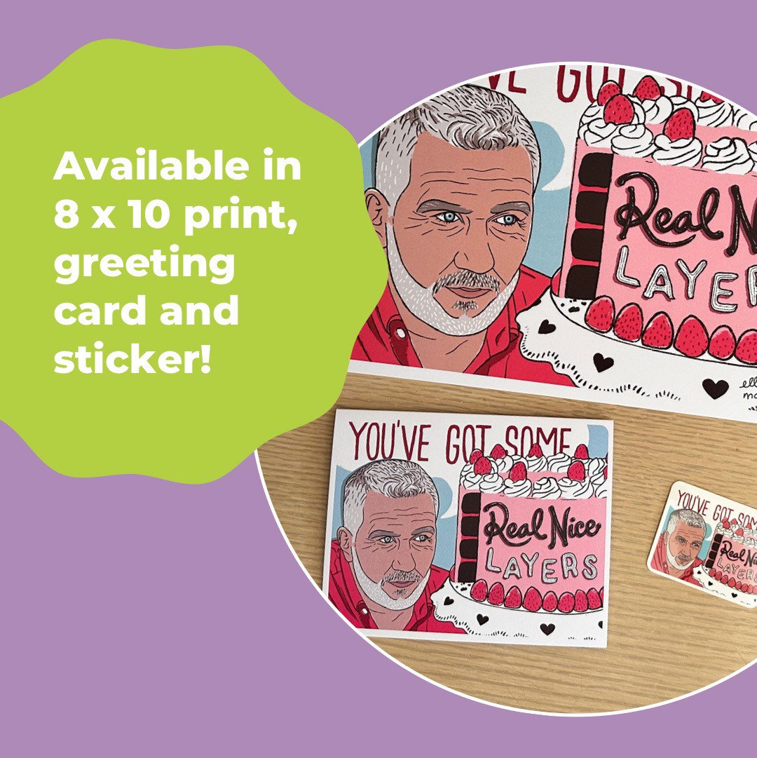 Real Nice Layers / Paul Hollywood / Great British Bake off Greeting ...